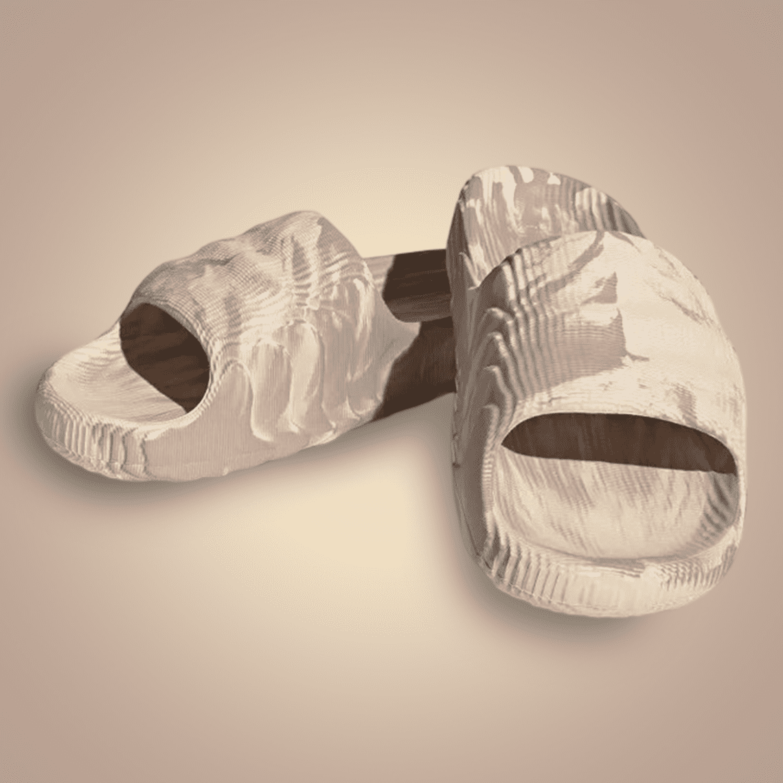 Adidas Adilette 22 Slides "Sand Strata" HP6516 - Captain Creps