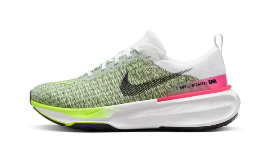 Nike ZoomX Invincible Run 3 White Volt Hyper Pink FN6821-100 - Captain ...