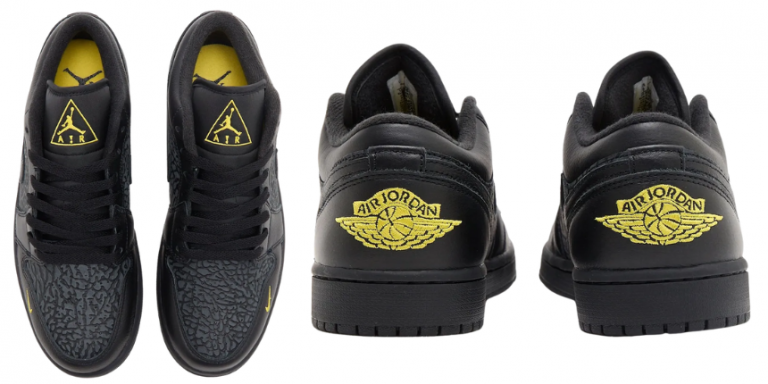 The Air Jordan 1 Low Gets the AJ3 Elephant Print Treatment - Captain Creps