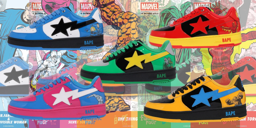 The Marvel x BAPE STA™ “Fantastic Four” 2025 Collection Drops This Week ...